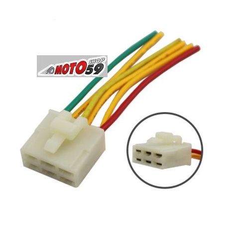 COSSE PLUG DE RÉGULATEUR DE TENSION KAWASAKI 6PINS